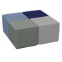 Factory Direct Partners SoftScape Cube 4 Piece Soft Seating & Reviews | Wayfair